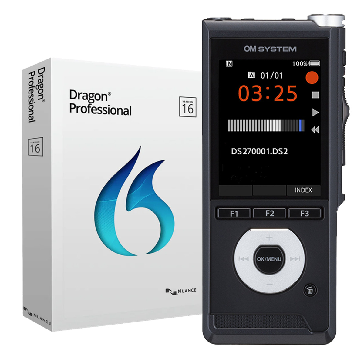 Olympus DS-2700 Premium Kit with Dragon Professional V16– Speak-IT Solutions LTD