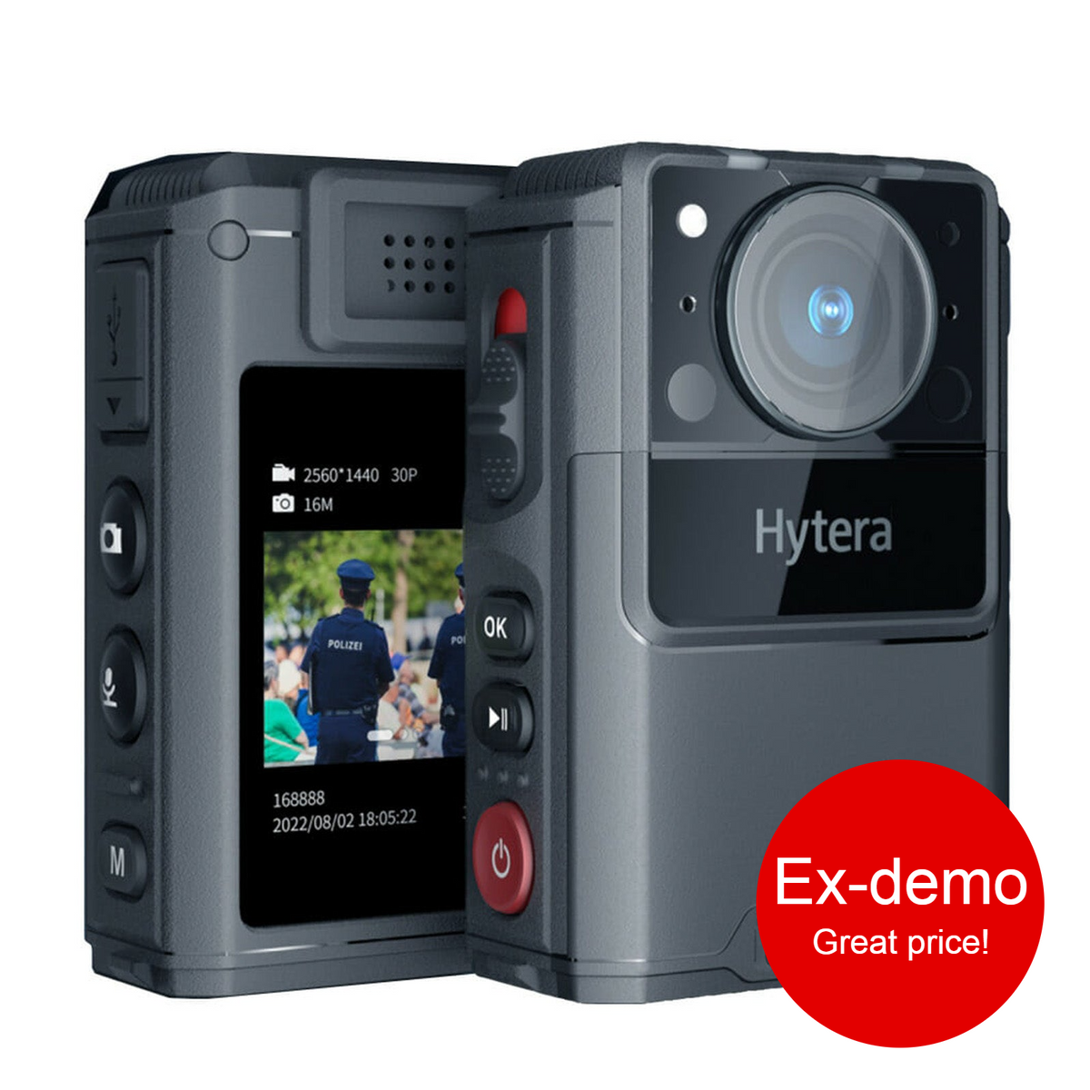 Hytera GC550 2K Mini Body Camera | Compact & Powerful– Speak-IT ...